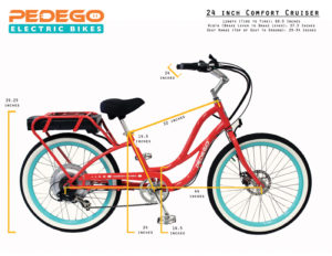 Pedego Comfort Cruiser, 24" Step Thru Electric Bike - Practical Cycle