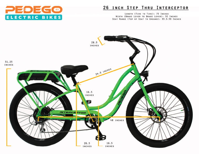 Pedego Interceptor, Step Thru Electric Bike - Practical Cycle